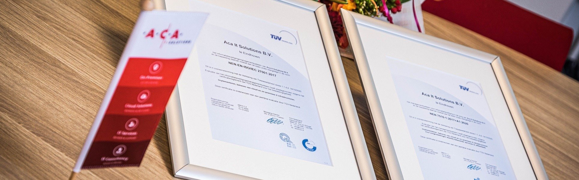 ACA IT-Solutions behaalt ISO 27001 en NEN 7510 certificering