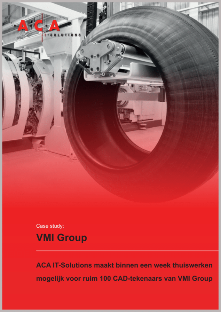 Thuiswerken 100+ CAD-tekenaars: hoe loste VMI Group dat op?
