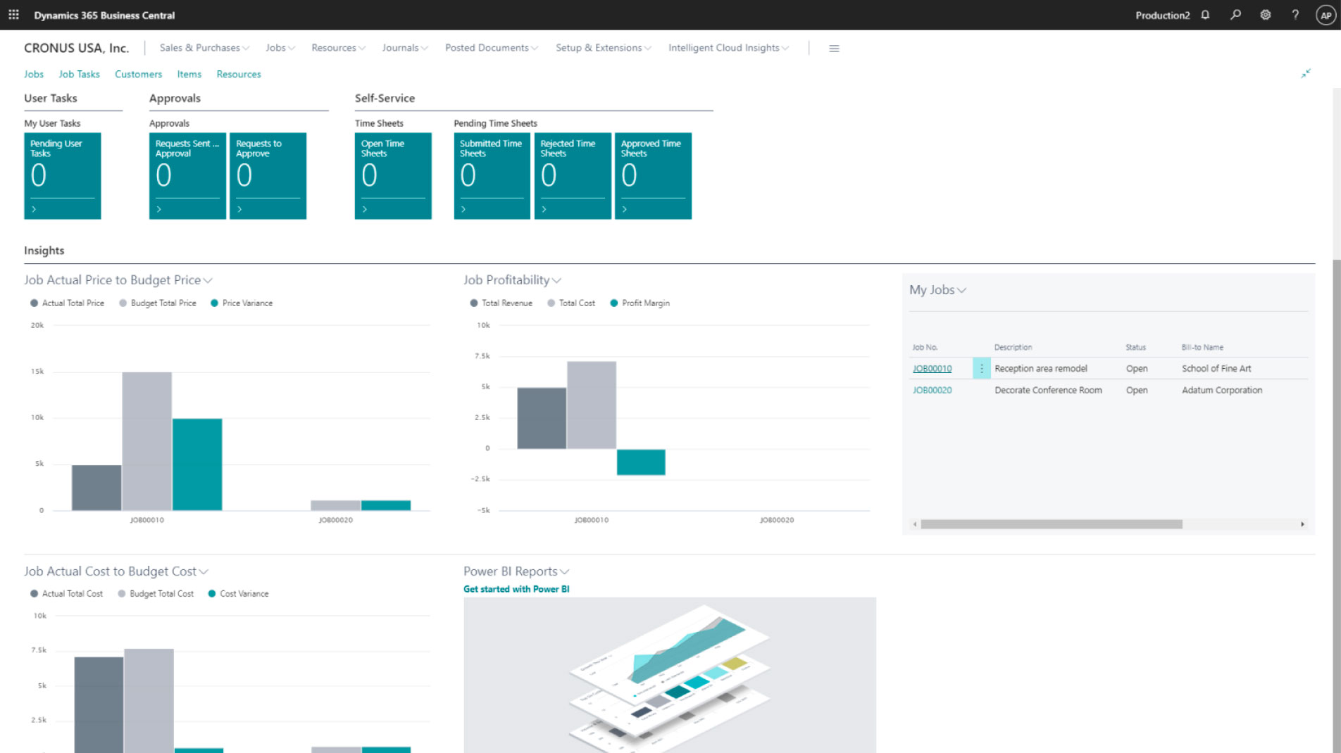 Microsoft Business Central overview - ACA IT-Solutions